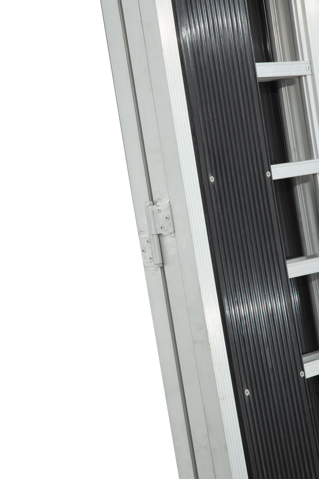 Tri-Fold Aluminum Snow Ramp With Safety Belts | Ezlee